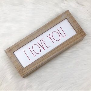 Rae Dunn | Holiday | Rae Dunn I Love You Valentines Wooden Sign | Poshmark